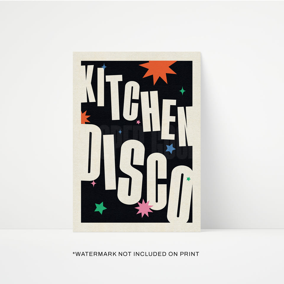 Kitchen Disco Art Print | We Are Proper Good – Proper Good