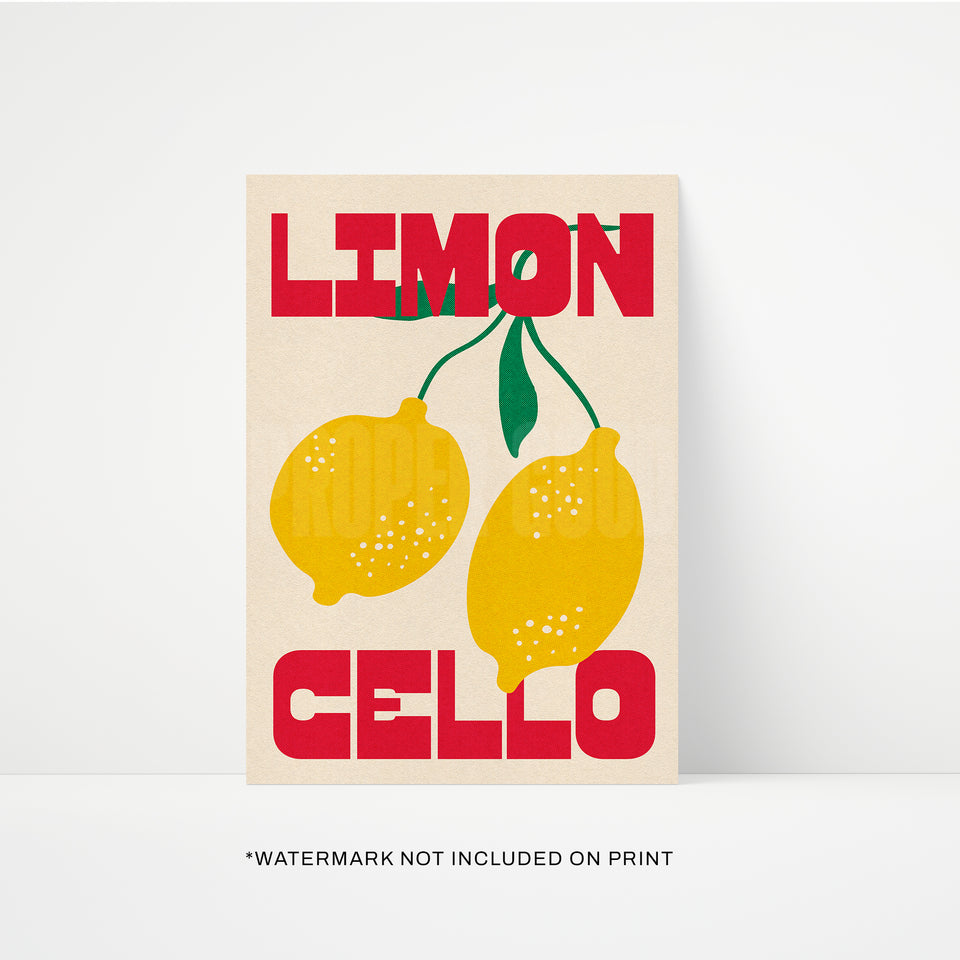 Limoncello Art Print | We Are Proper Good – Proper Good