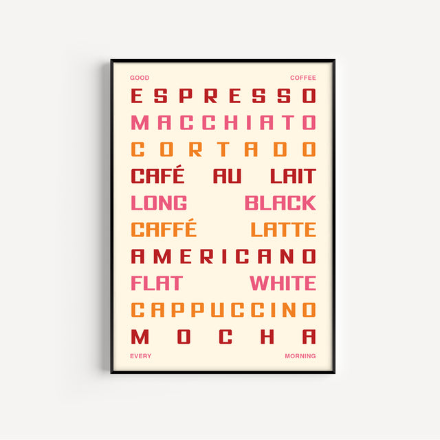 Coffee Guide Print – Proper Good
