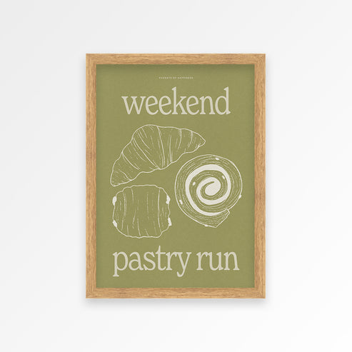 Weekend Pastry Run Art Print | We Are Proper Good – Proper Good
