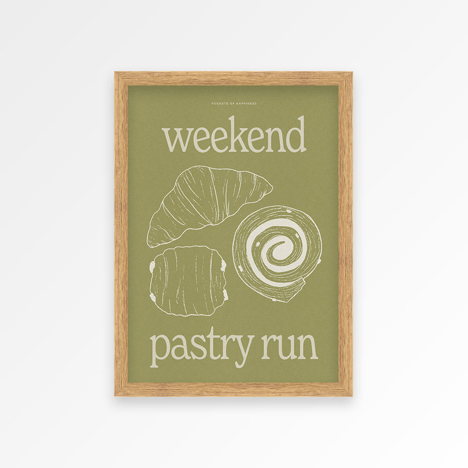 Weekend Pastry Run Art Print | We Are Proper Good – Proper Good