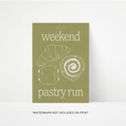 Weekend Pastry Run Art Print | We Are Proper Good – Proper Good