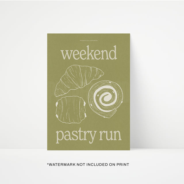 Weekend Pastry Run Art Print | We Are Proper Good – Proper Good