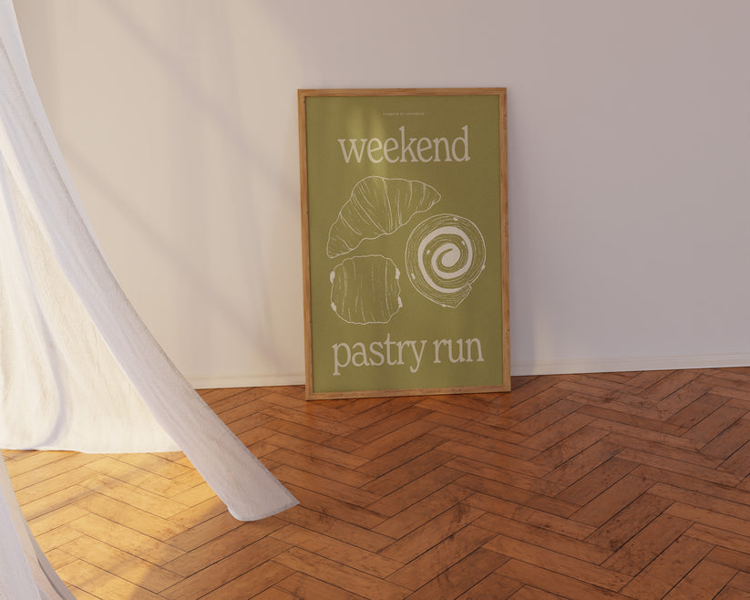 Weekend Pastry Run Art Print | We Are Proper Good – Proper Good